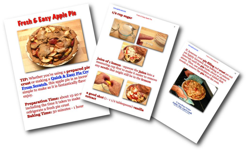 Fresh and Easy Apple Pie Picture Book Recipe – Gotta Eat, Can't Cook